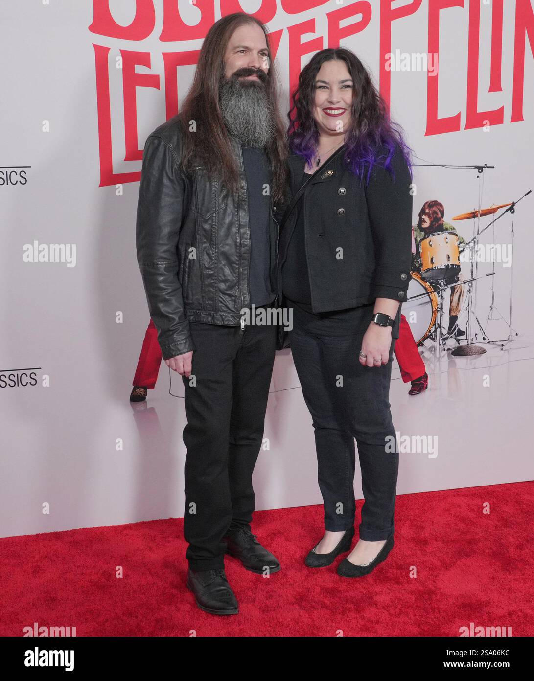 Los Angeles, USA. 27th Jan, 2025. (L-R) Dan Gitlin and guest arrives at ...