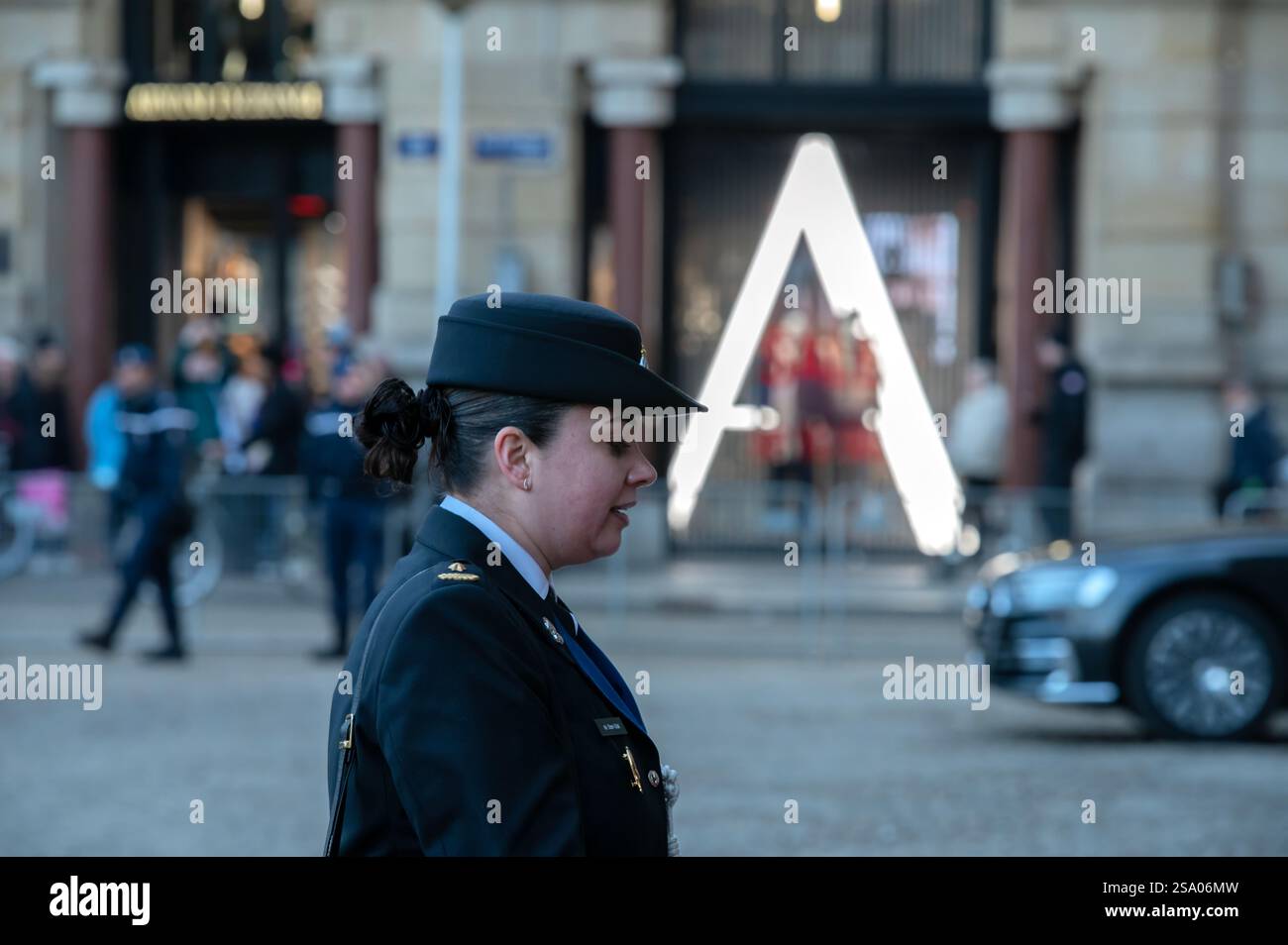 Close Up Of Irma De Boer-Stel At The New Year Reception King Of The Netherlands At Amsterdam The ...