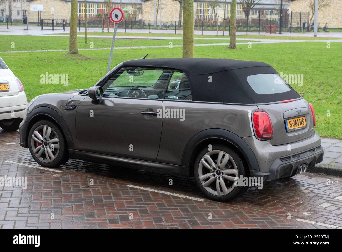Mini John Cooper Works Car At Amsterdam The Netherlands 25-1-2025 Stock ...