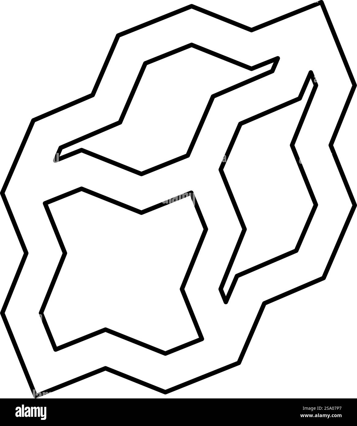 Coal charcoal contour outline line icon black color vector illustration ...