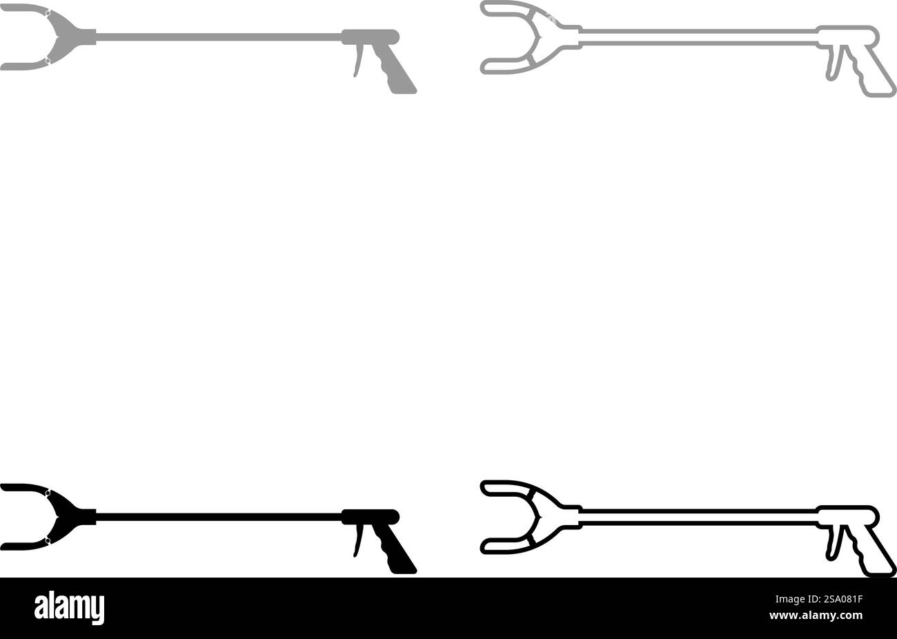 Long reach grabber litter picker gripper trash device pick up tool claw ...