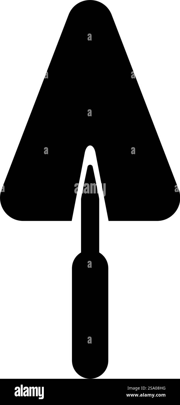Trowel stucco trowels icon black color vector illustration image flat ...