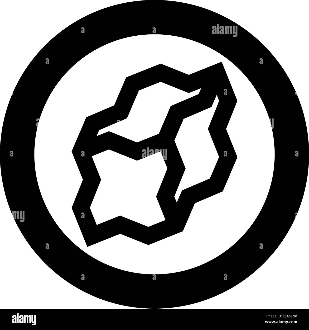 Coal charcoal icon in circle round black color vector illustration ...