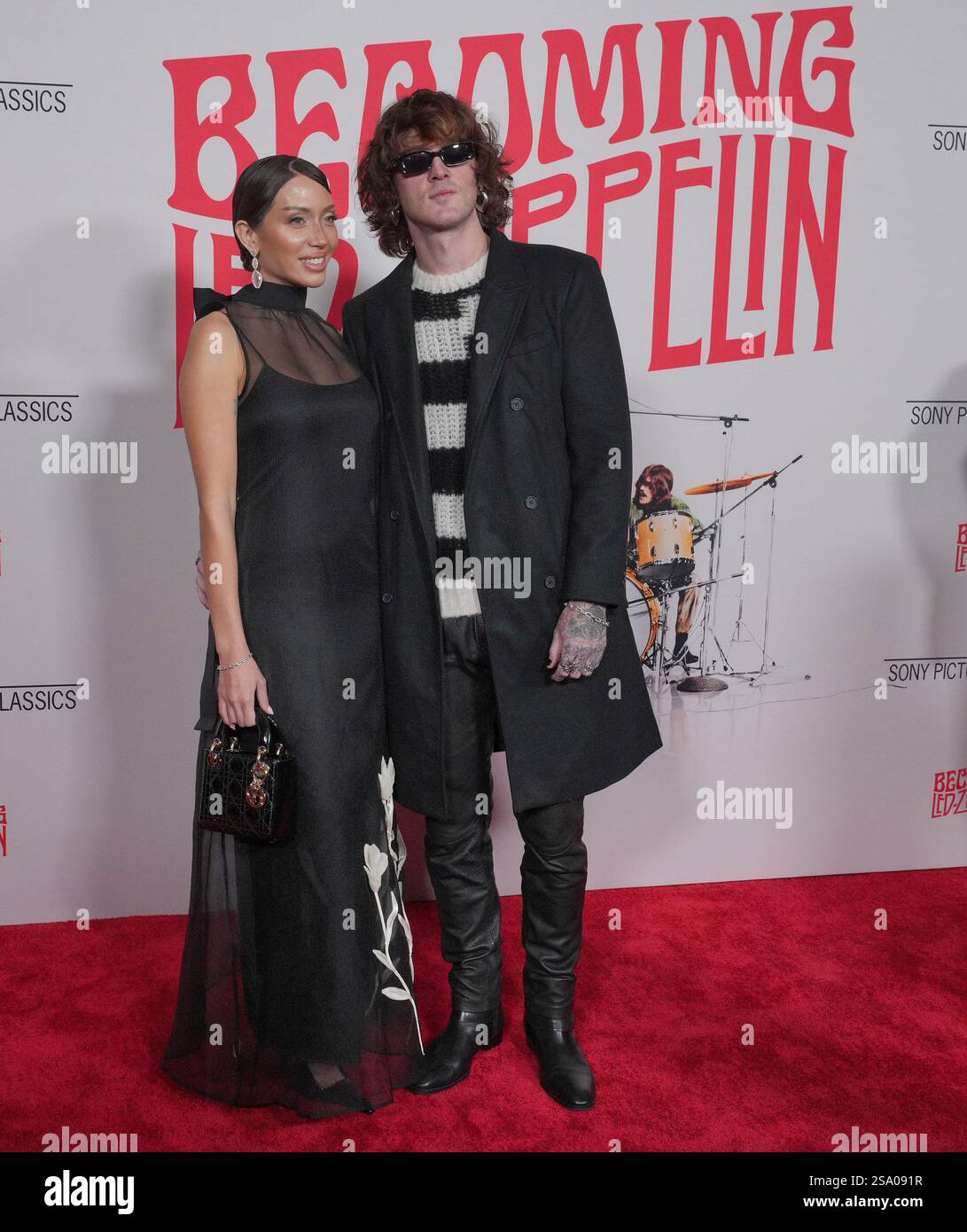 Los Angeles, USA. 27th Jan, 2025. (L-R) Rosalie Jackson and Jager Henry ...