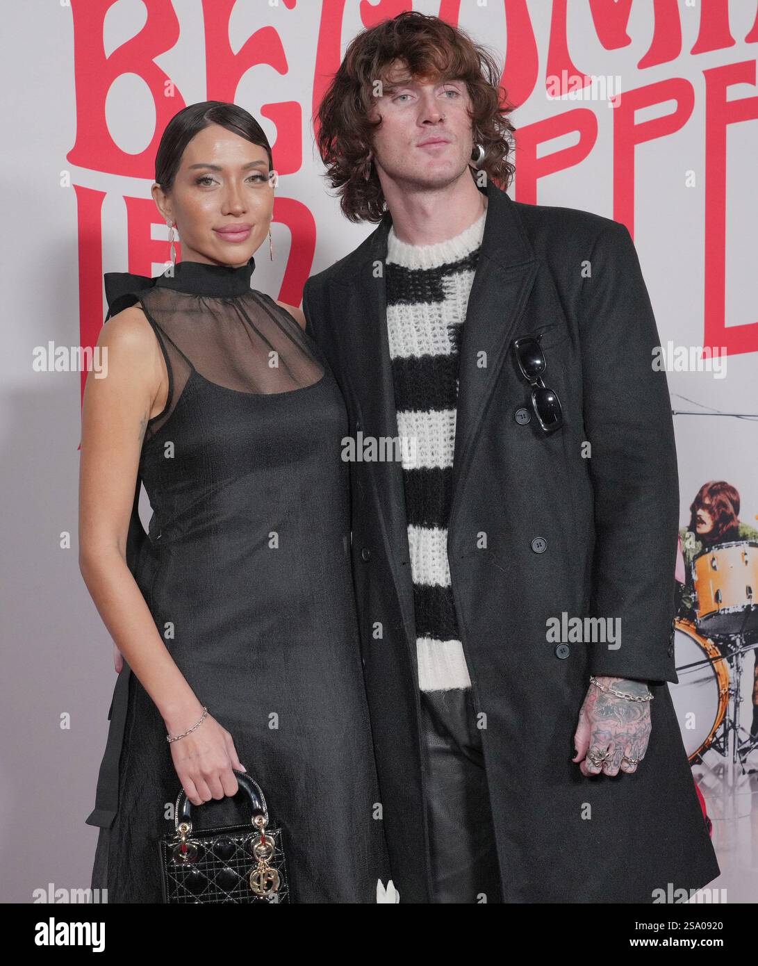 Los Angeles, USA. 27th Jan, 2025. (L-R) Rosalie Jackson and Jager Henry ...
