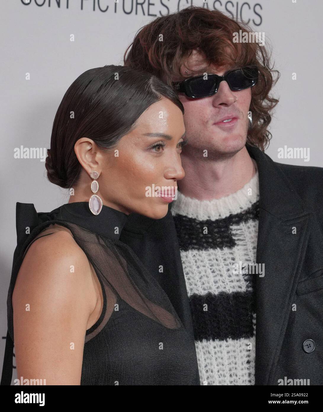Los Angeles, USA. 27th Jan, 2025. (L-R) Rosalie Jackson and Jager Henry ...