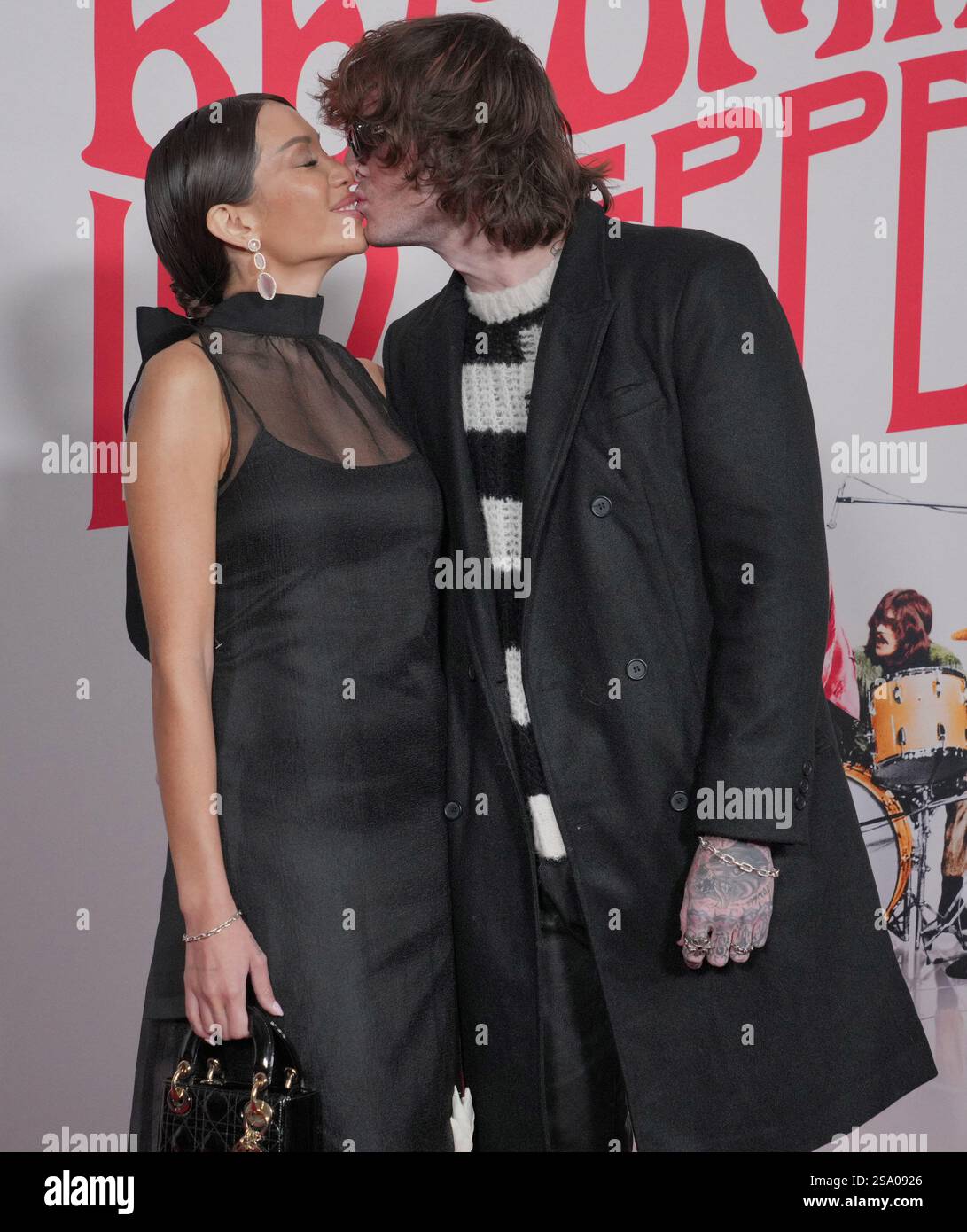 Los Angeles, USA. 27th Jan, 2025. (L-R) Rosalie Jackson and Jager Henry ...