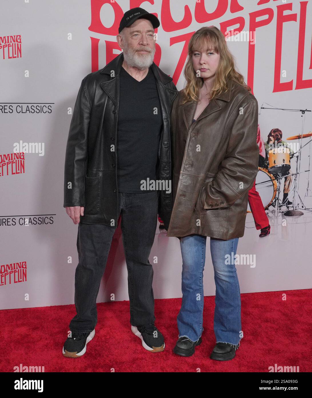 (L-R) J.K. Simmons and Daughter Olivia Simmons arrives at the BECOMING ...