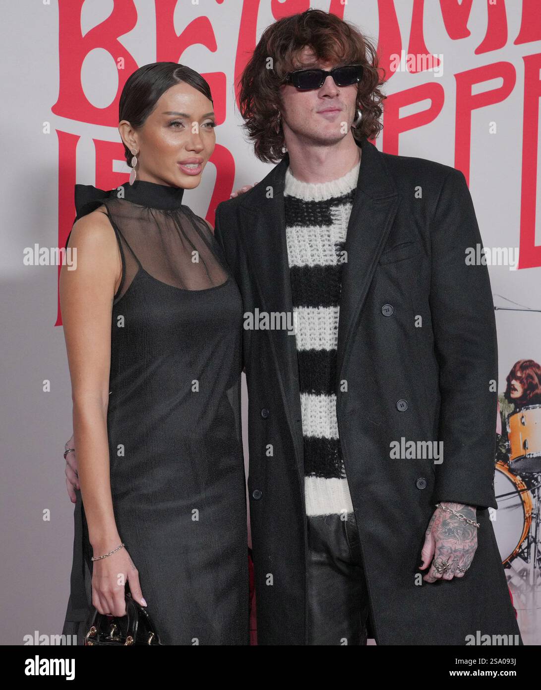 Los Angeles, USA. 27th Jan, 2025. (L-R) Rosalie Jackson and Jager Henry ...