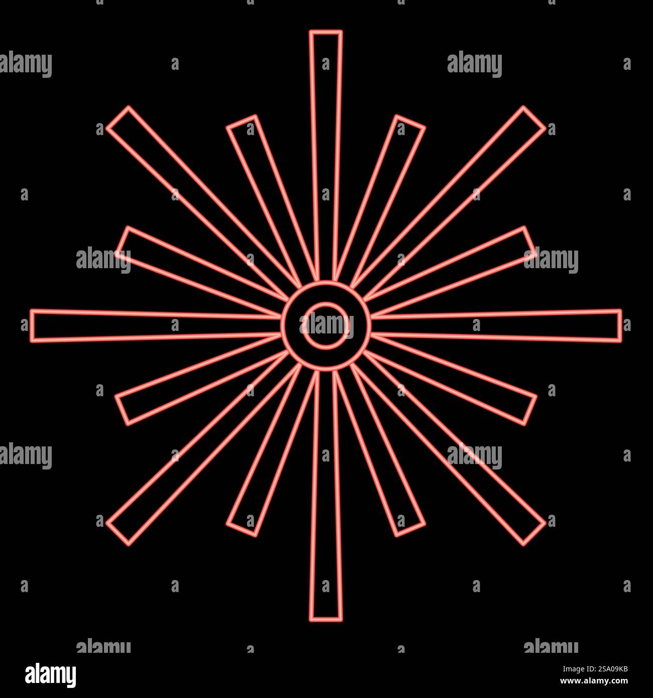 Neon laser optic beam flash sparks linear red color vector illustration ...