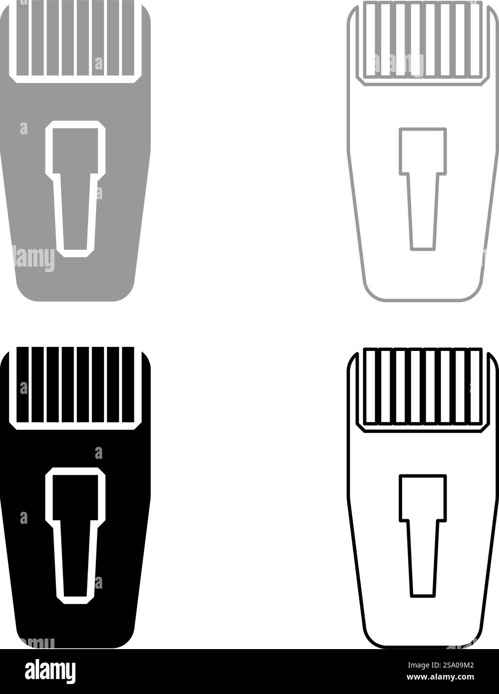 Connector RJ-45 connecter ethernet rj45 internet set icon grey black ...