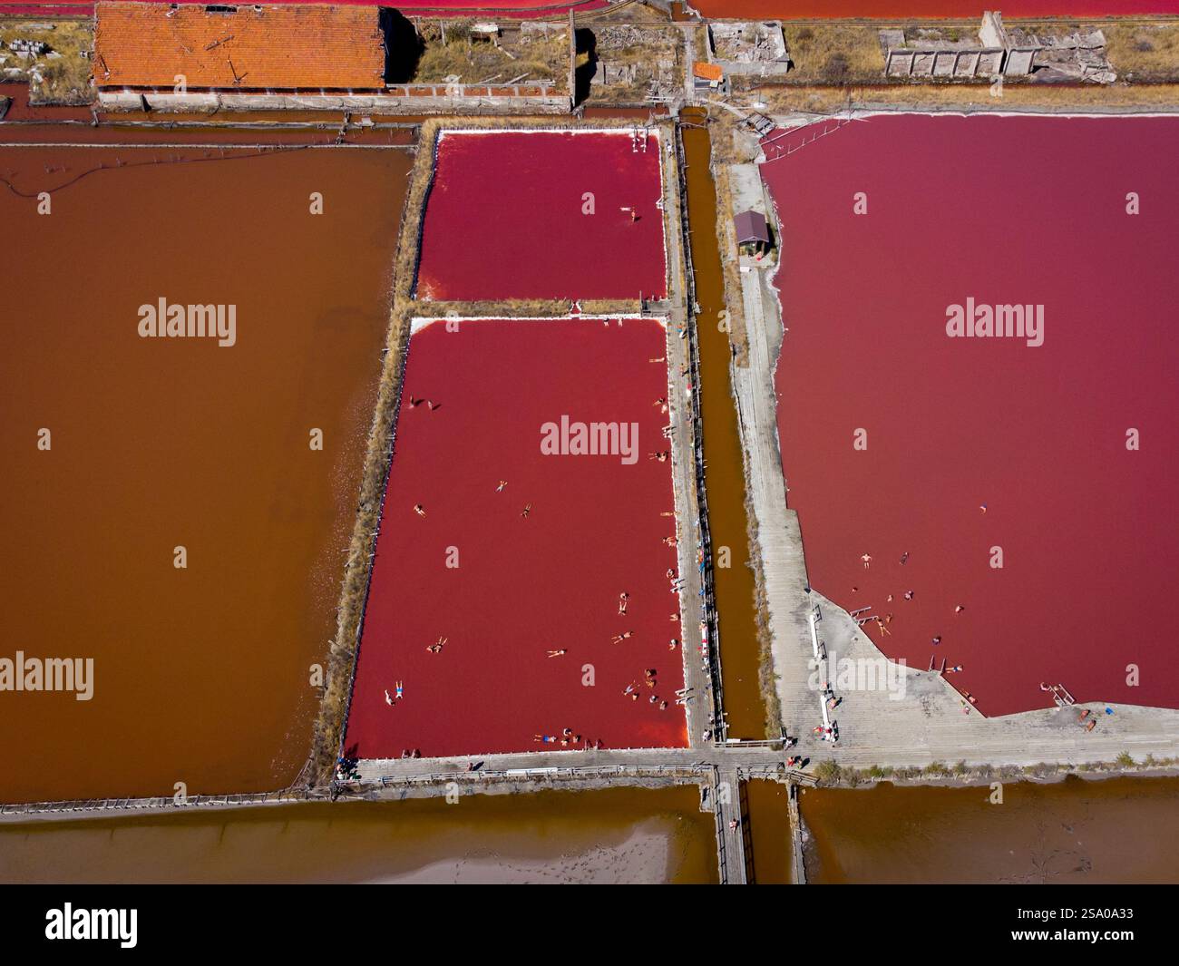 Burgas salt pans black hi-res stock photography and images - Alamy