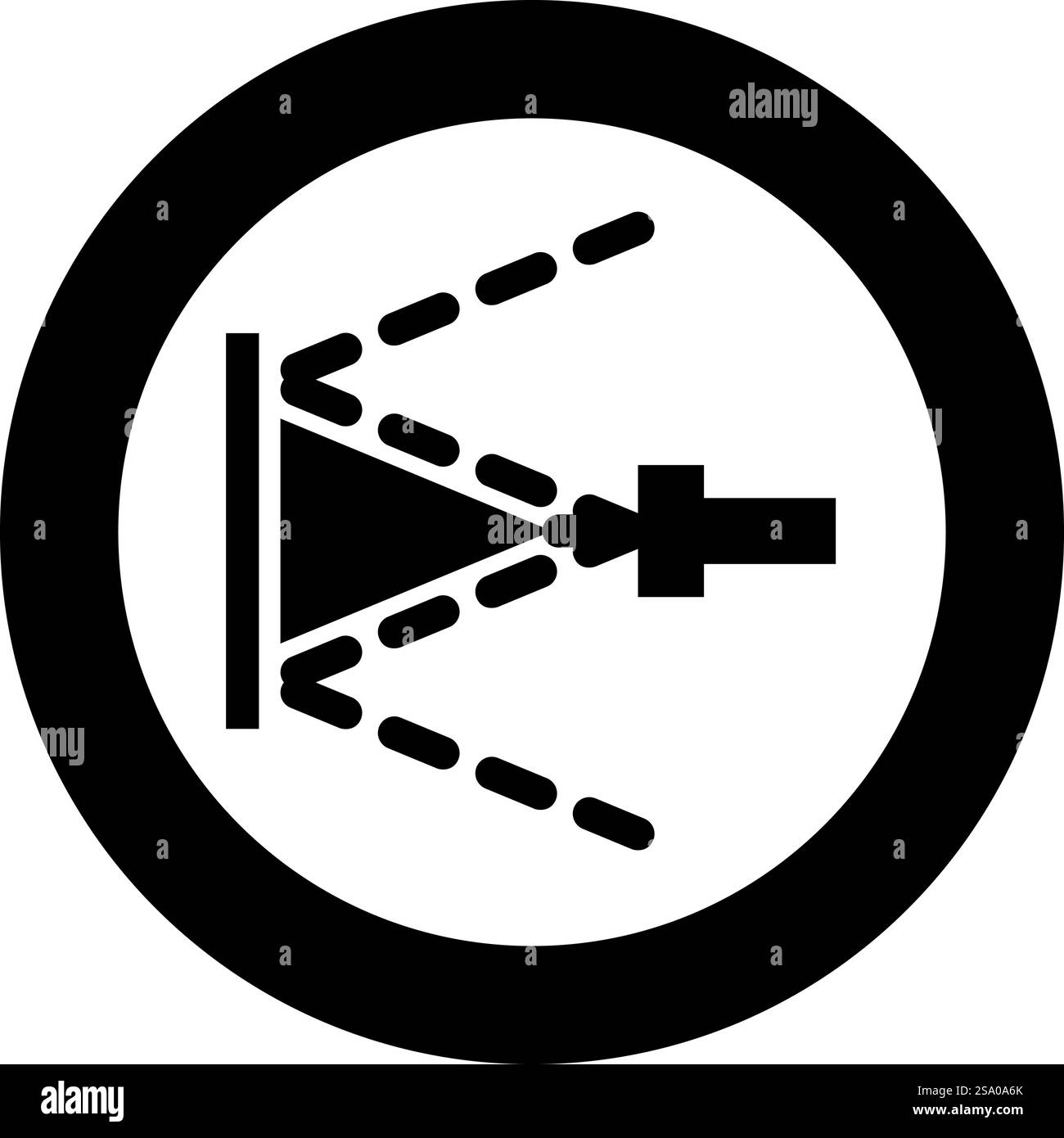 Washing the surface under high pressure use water deck cleaning icon in ...