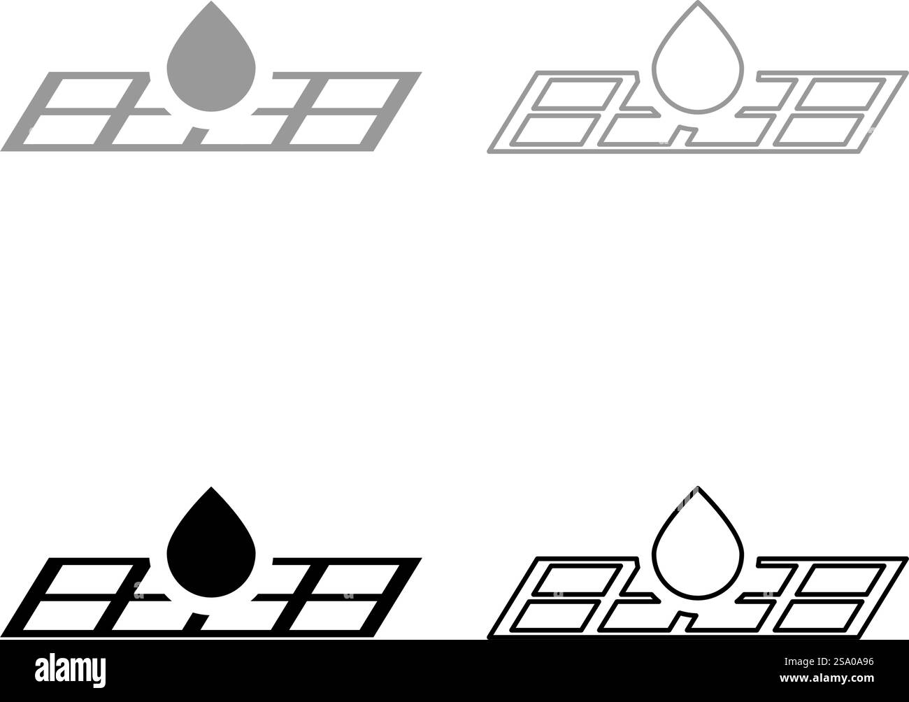 Drop on lattice rain sewage system road drain drainage flooded water on ...