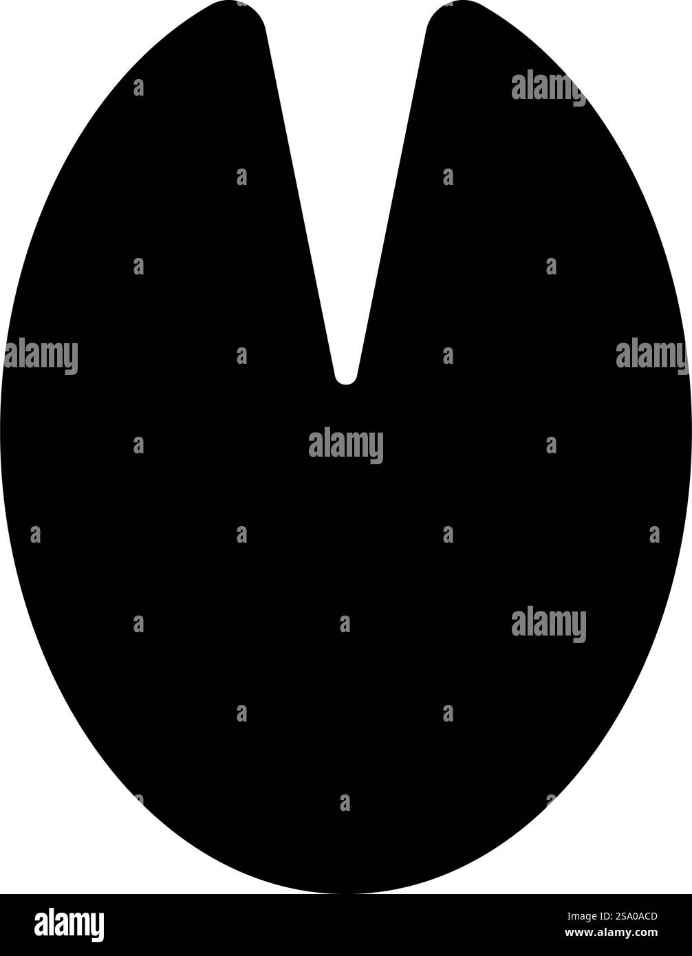 Hoof print of horse mare icon black color vector illustration image ...
