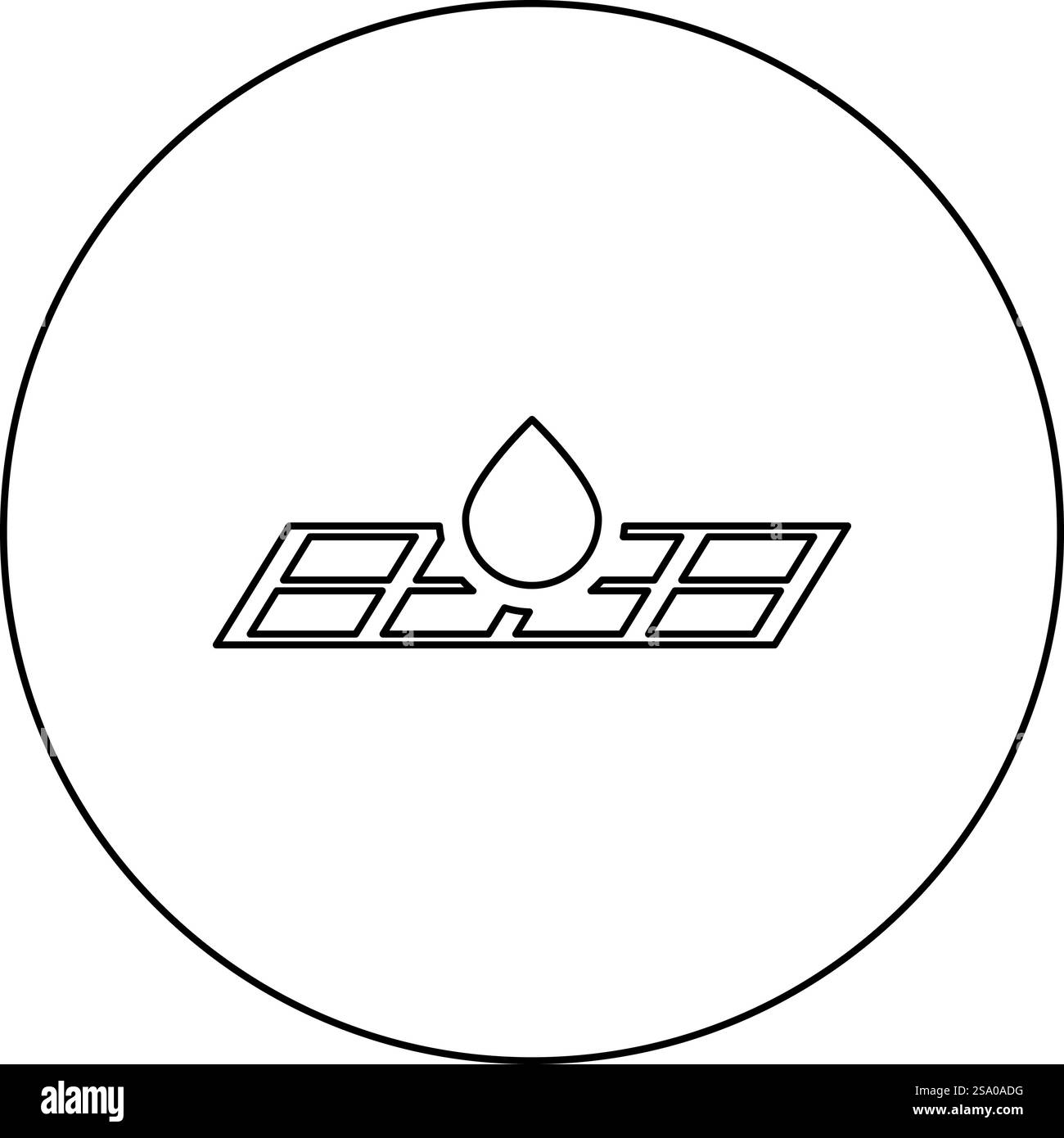 Drop on lattice rain sewage system road drain drainage flooded water on ...