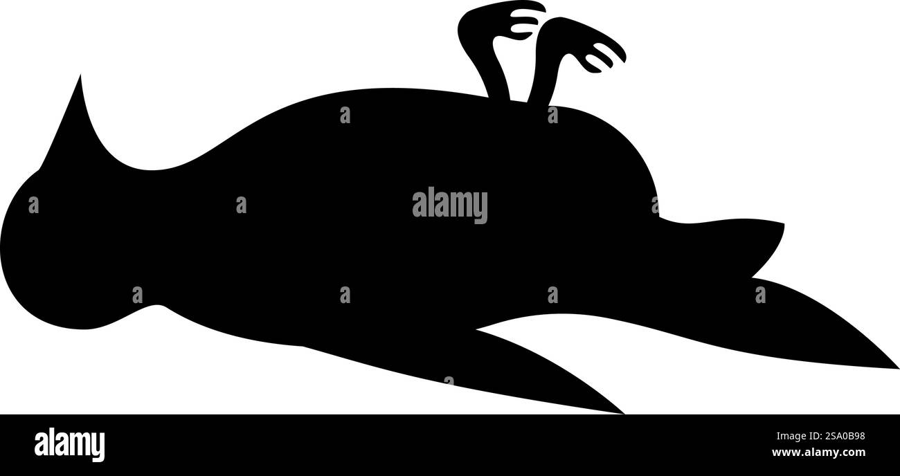 Dead bird danger concept icon black color vector illustration image ...