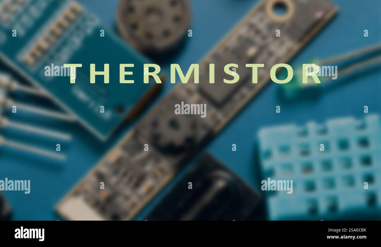 Thermistor Measures temperature through resistance variation in a ...