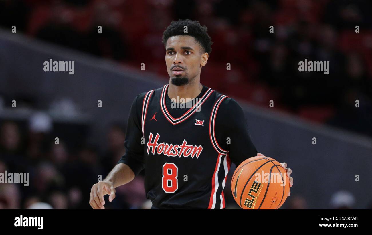 Houston guard Mylik Wilson during an NCAA college basketball game ...