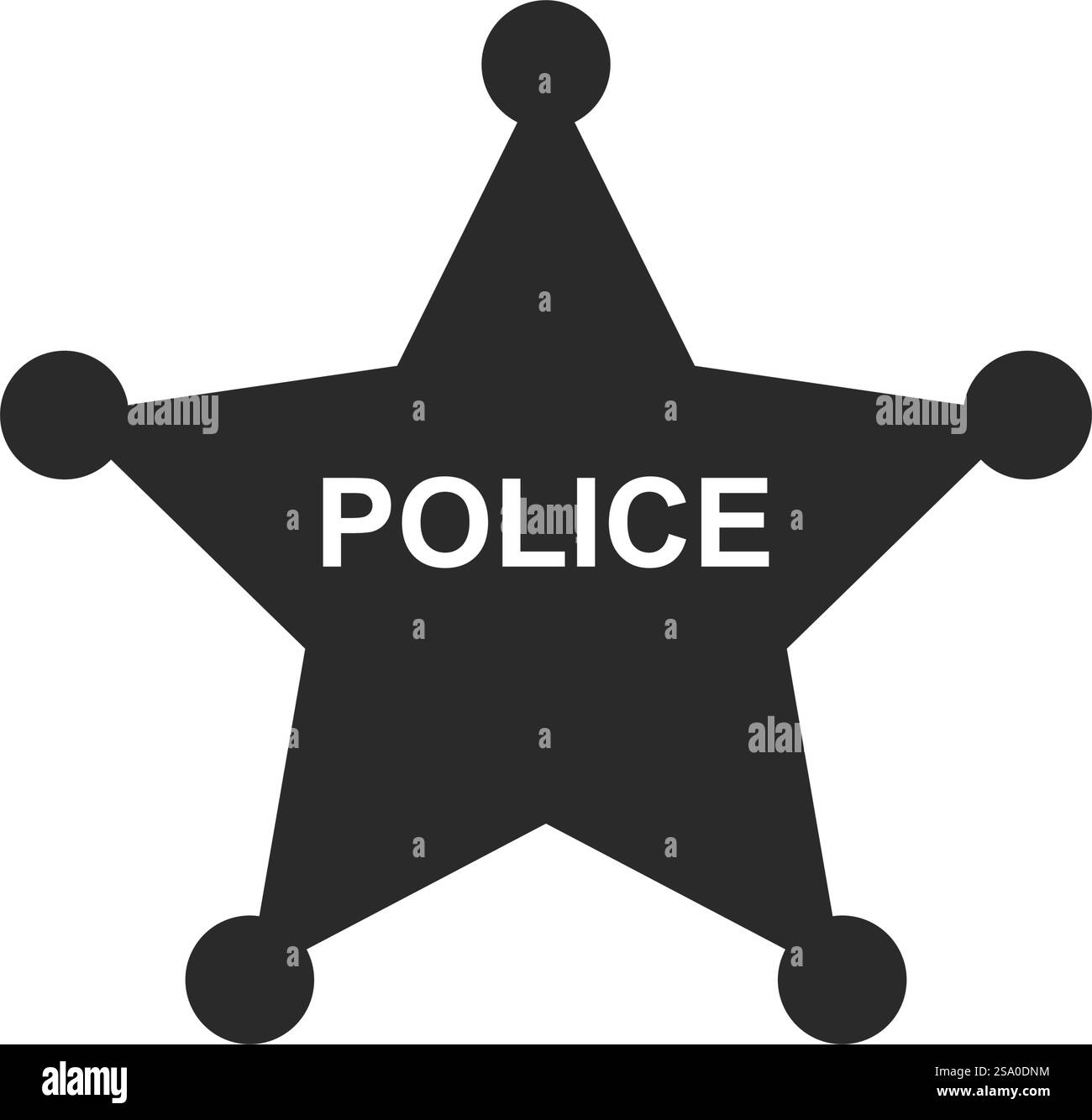 Police station vector icon Black and White Stock Photos & Images - Alamy