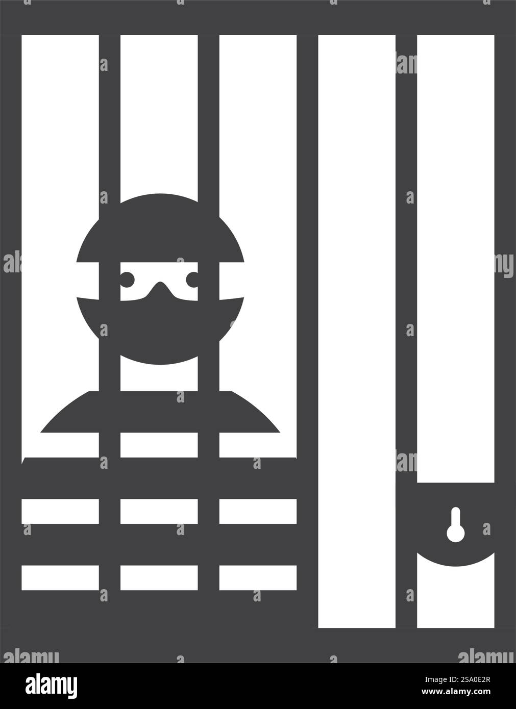 Jail Police icon flat design vector Stock Vector Image & Art - Alamy