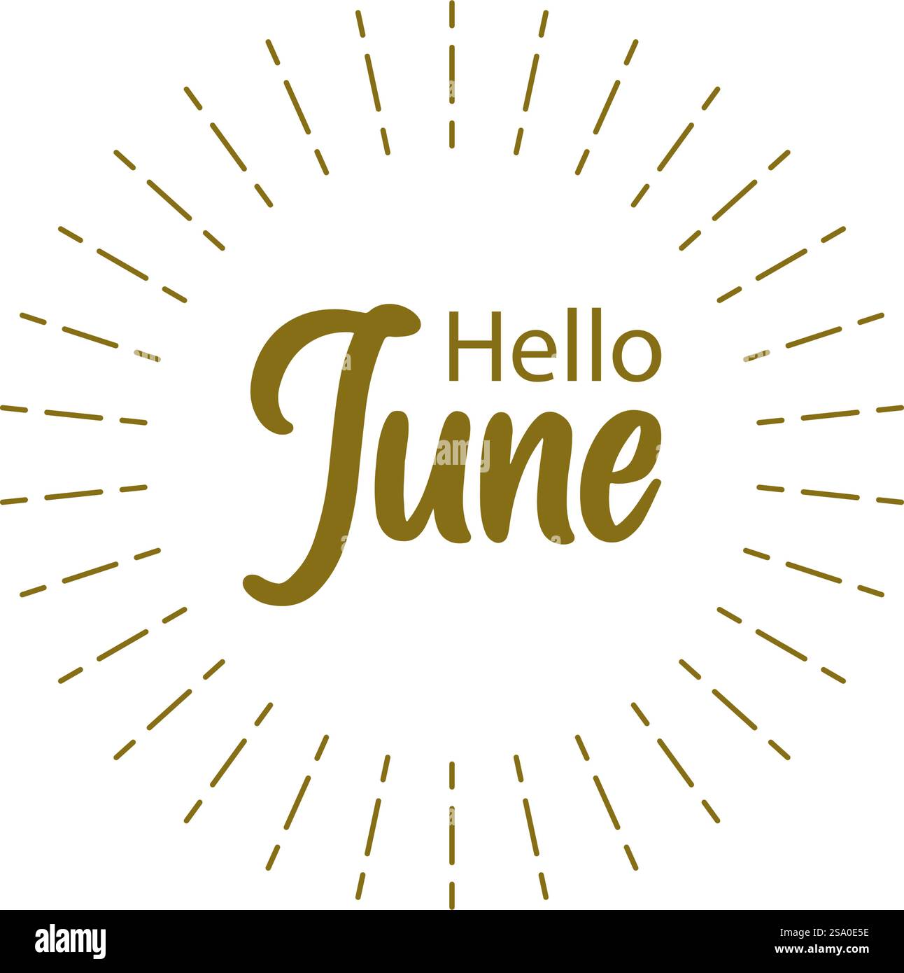 June word handwritten design hi-res stock photography and images - Alamy