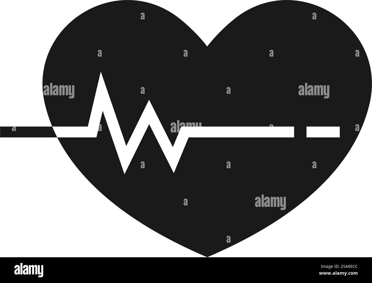 heart beat line vector illustration Stock Vector Image & Art - Alamy