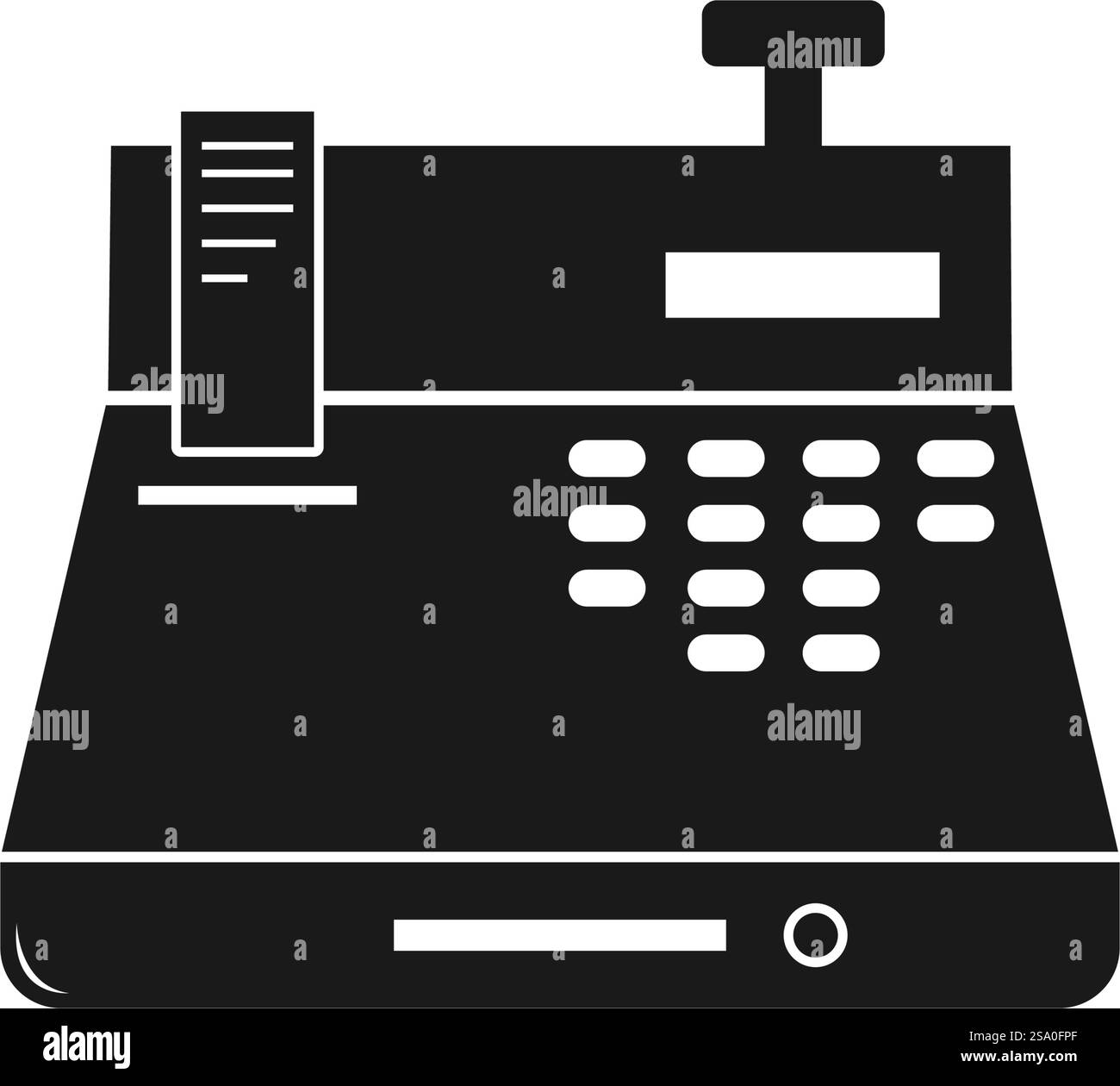 Cash register icon flat design Stock Vector Image & Art - Alamy