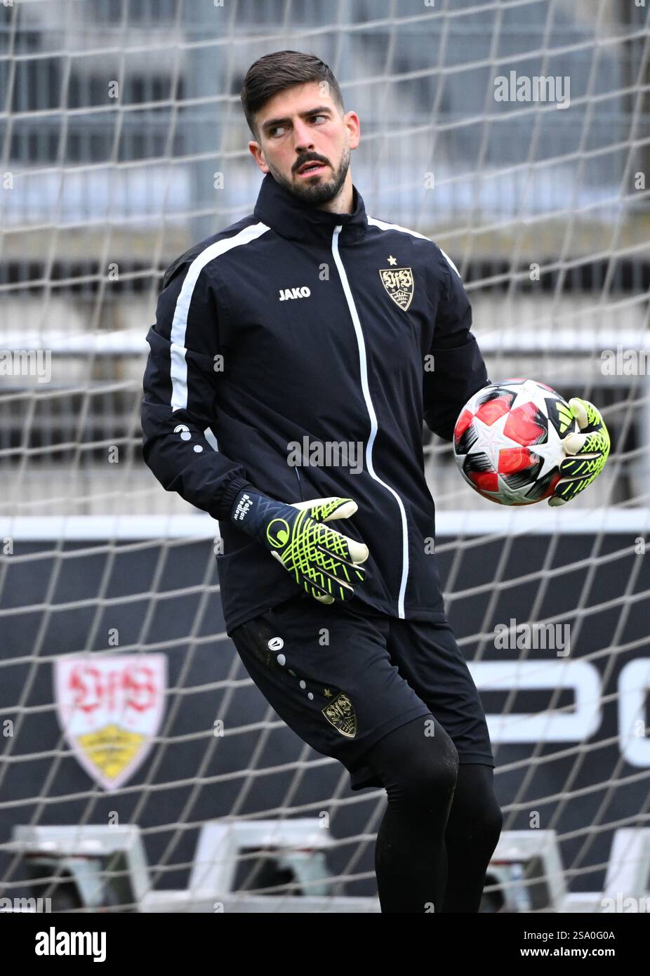 28 January 2025, Baden-Württemberg, Stuttgart: Soccer: Champions League ...