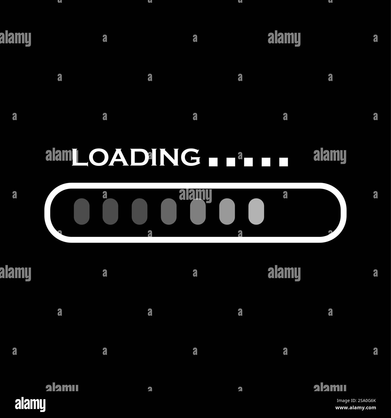 Loading indicator icon vector flat design Stock Vector Image & Art - Alamy