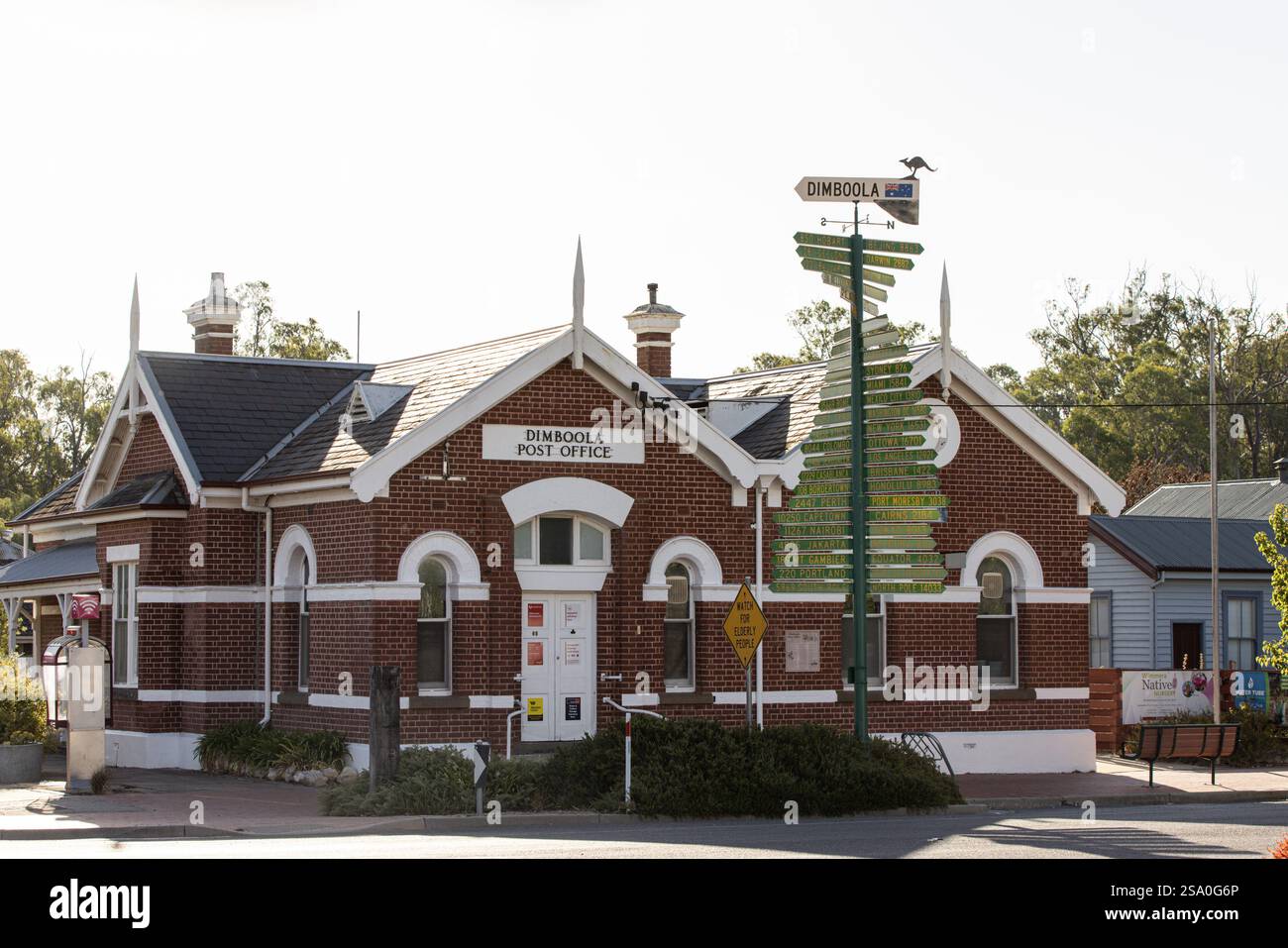 Australia. 28th Jan, 2025. The building of Dimboola's post office, in ...