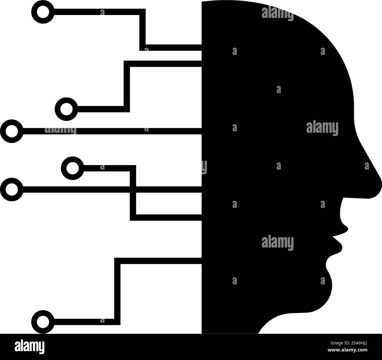 Flat design ai generate Cut Out Stock Images & Pictures - Alamy