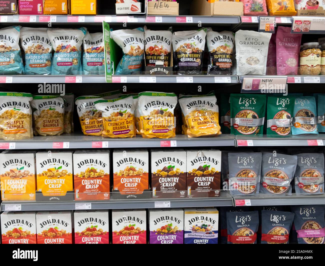 Breakfast cereal cereals boxes hi-res stock photography and images - Alamy