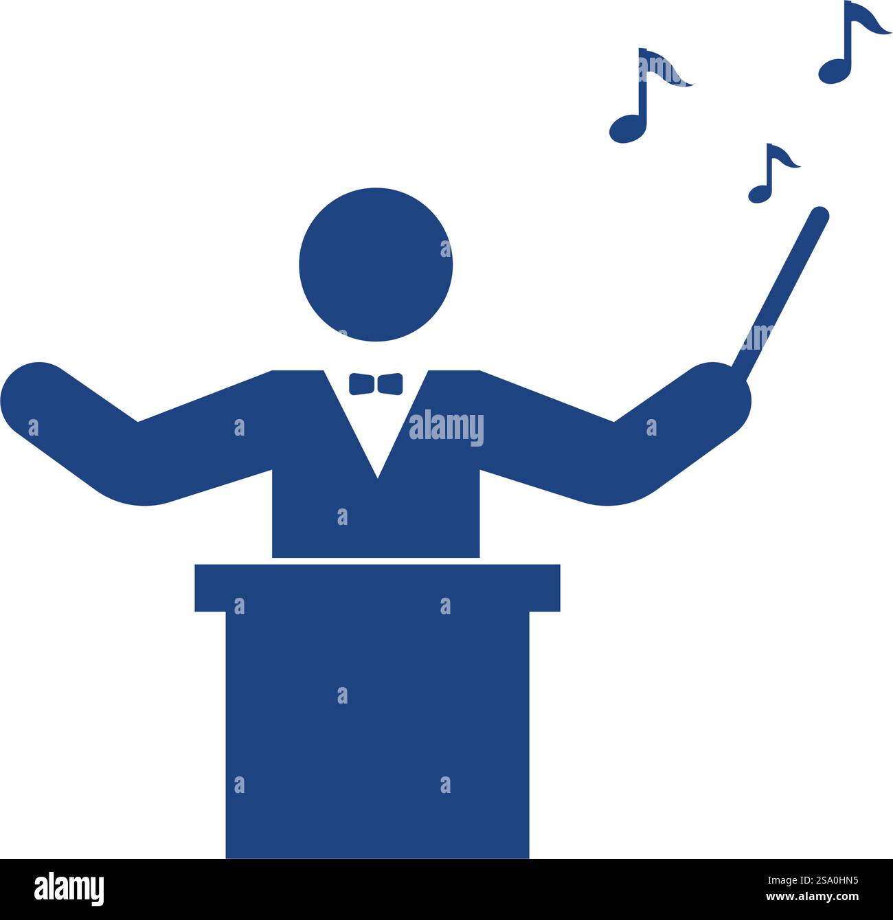 Conductor baton art Stock Vector Images - Alamy