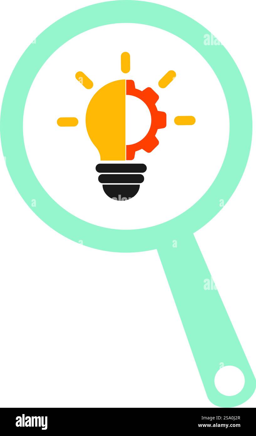 Idea icon flat design template Stock Vector Image & Art - Alamy