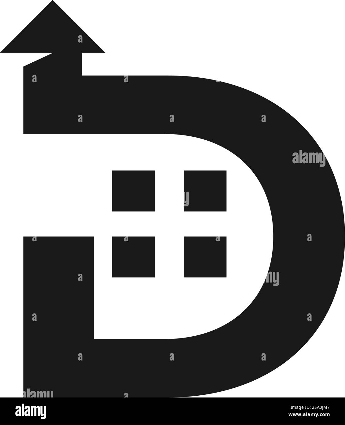 Initial logo as Black and White Stock Photos & Images - Alamy