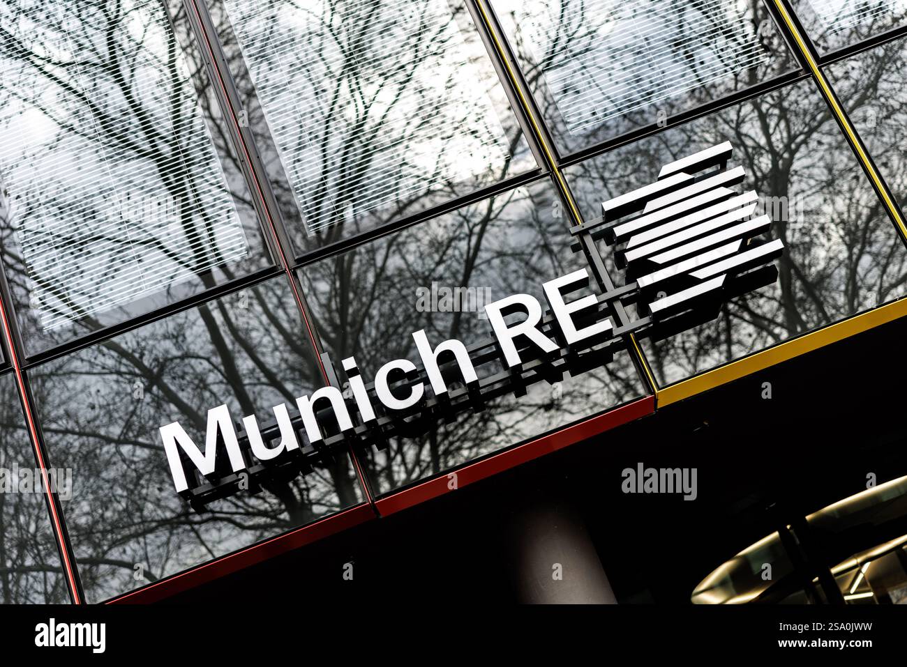 Munich, Germany. 27th Jan, 2025. The lettering and company logo of ...
