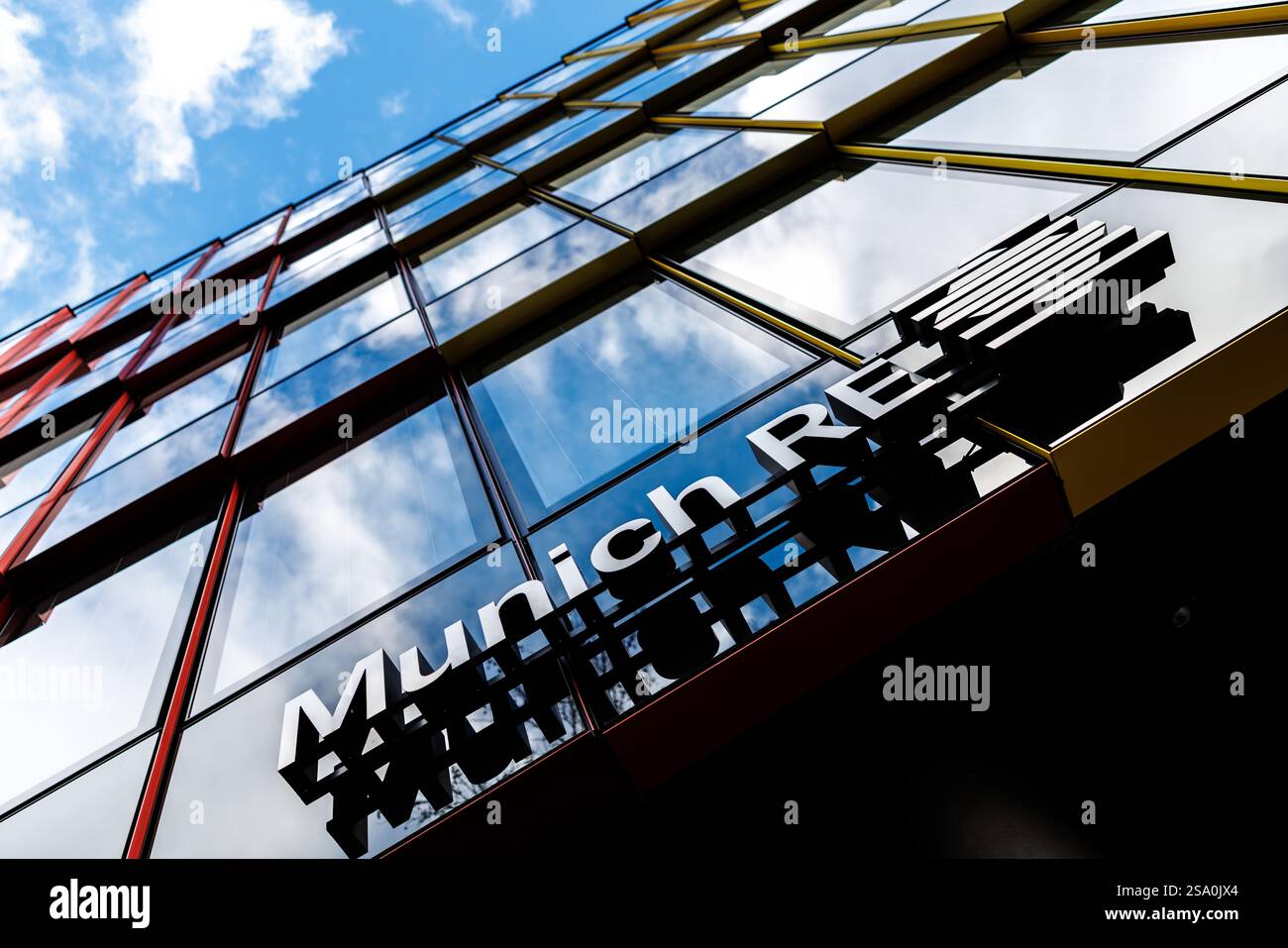 Munich, Germany. 27th Jan, 2025. The lettering and company logo of ...