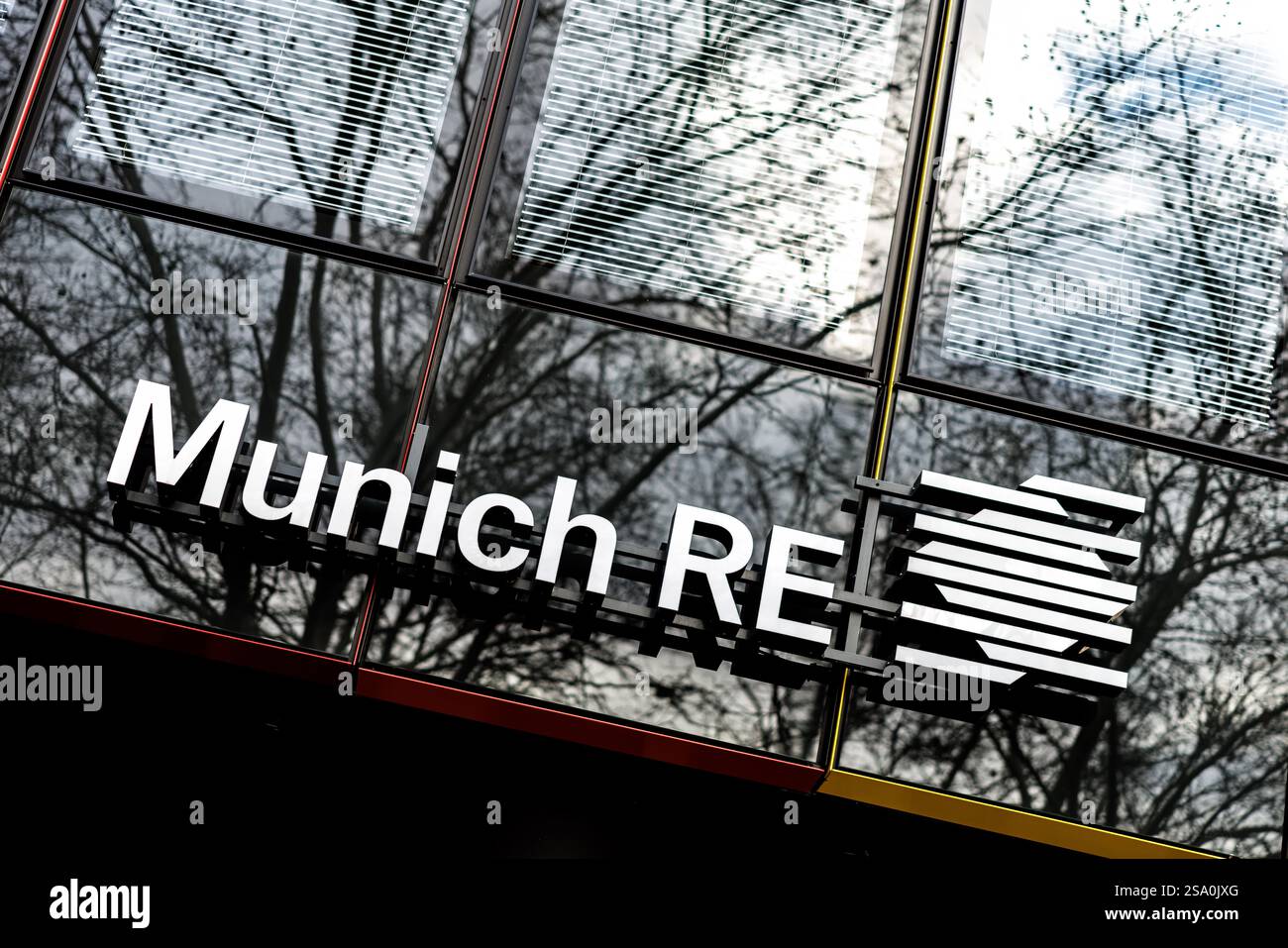 Munich, Germany. 27th Jan, 2025. The lettering and company logo of ...