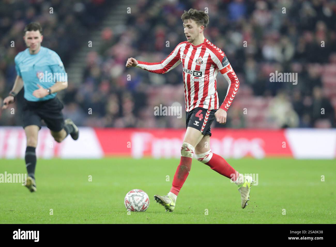 Dan Neil of Sunderland - Sunderland v Stoke City, The Emirates FA Cup ...