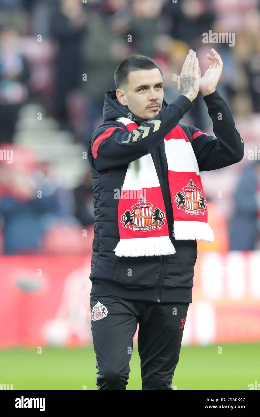 New signing Enzo le Fee of Sunderland - Sunderland v Stoke City, The ...