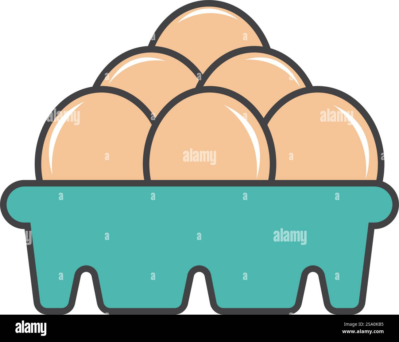 Basket eggs gold Stock Vector Images - Alamy
