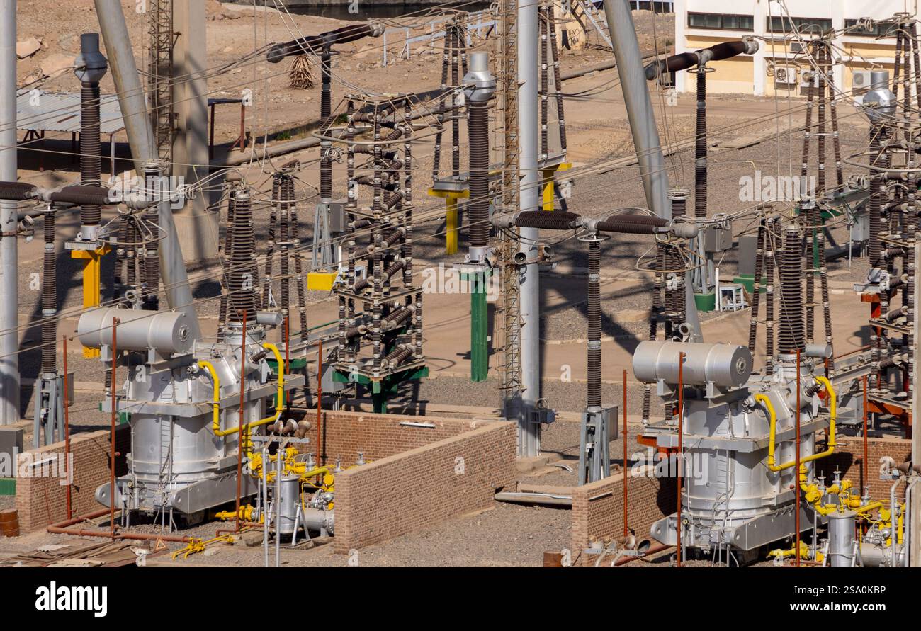 Aswan High Dam, Egypt Stock Photo - Alamy