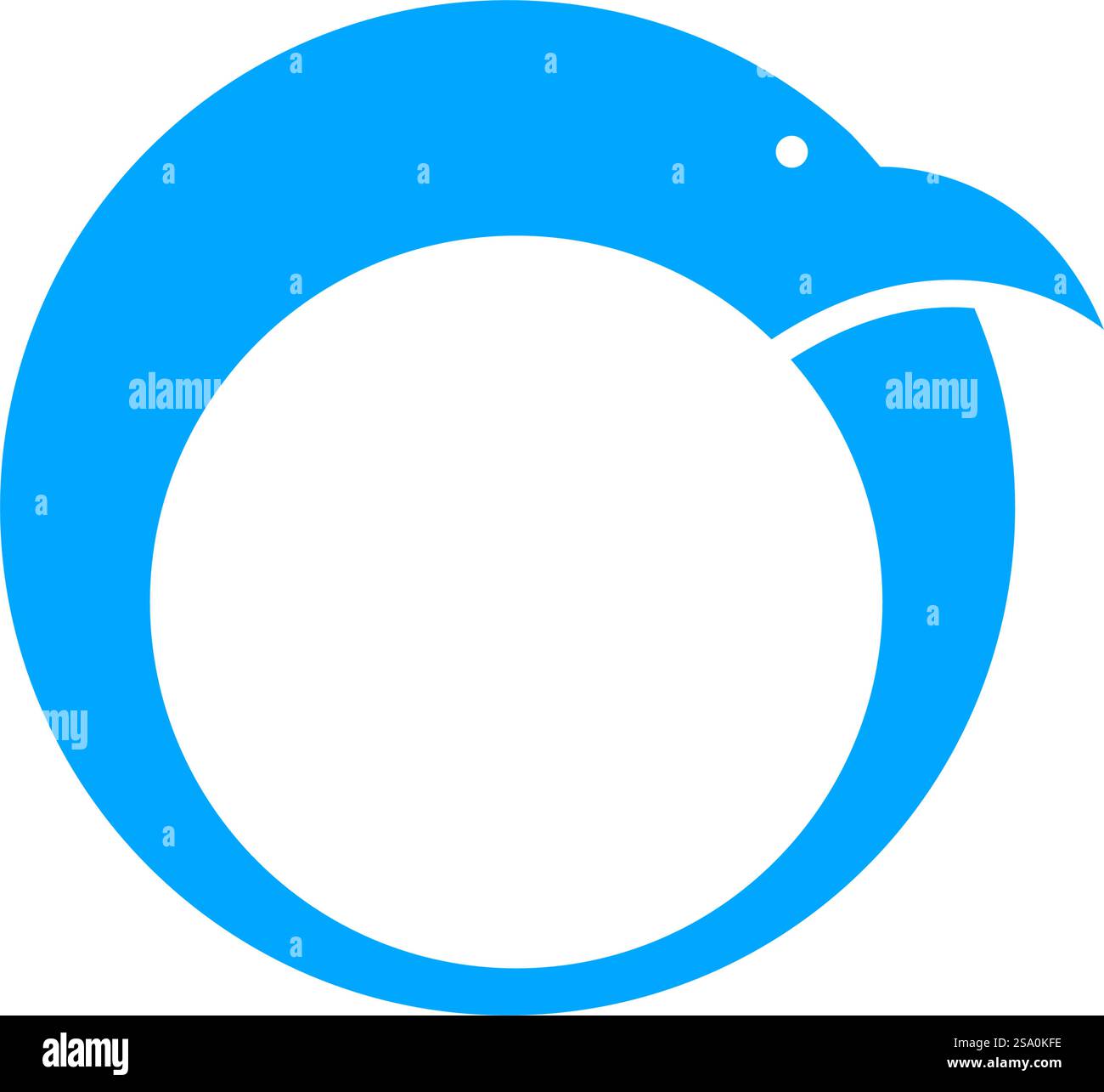 Bird Logo with O letter initial illustration Stock Vector Image & Art ...