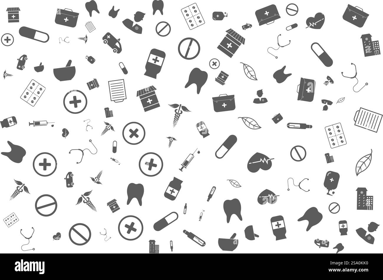 Microscope icon seamless pattern Cut Out Stock Images & Pictures - Alamy