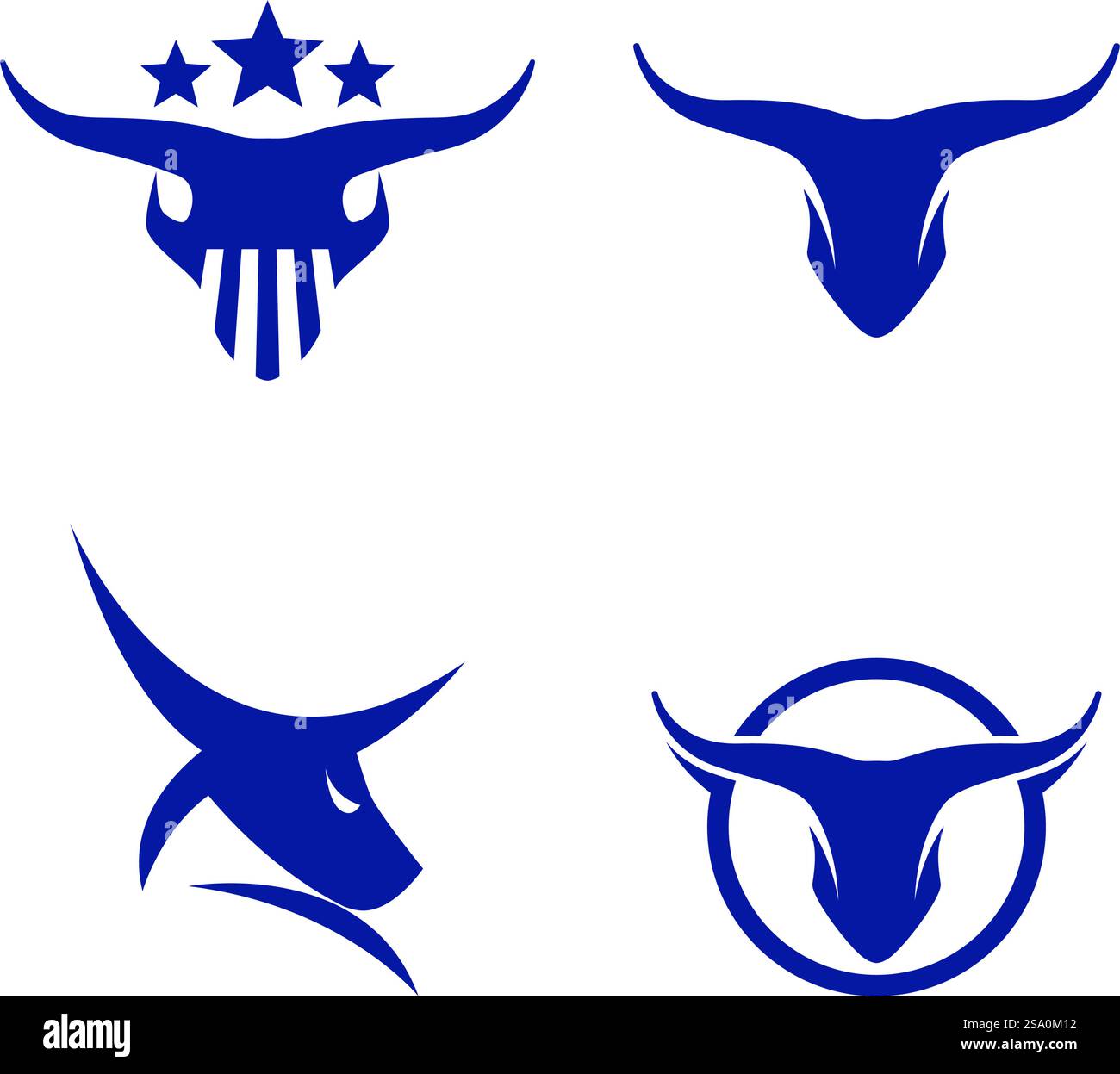 Bull head Red Bull Taurus logo template Stock Vector Image & Art - Alamy