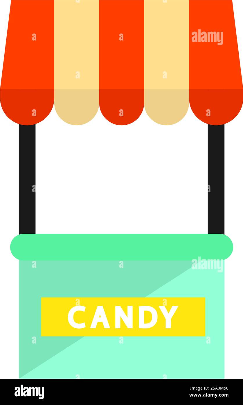 Candy Store icon illustration flat design Stock Vector Image & Art - Alamy