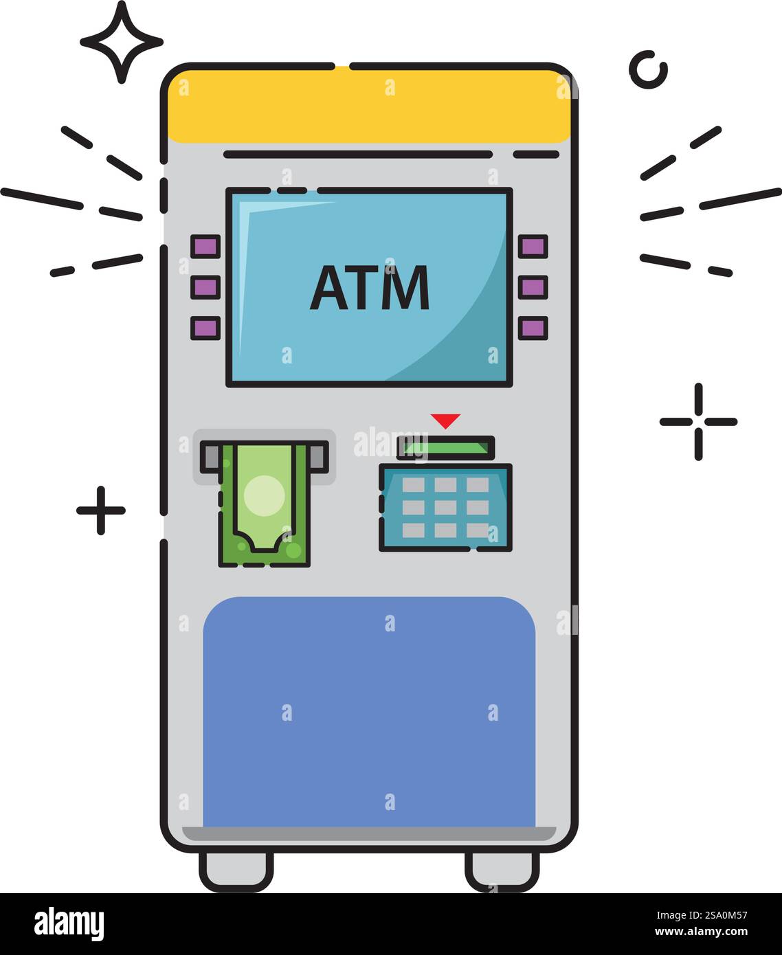 Pin code outline flat hi-res stock photography and images - Alamy