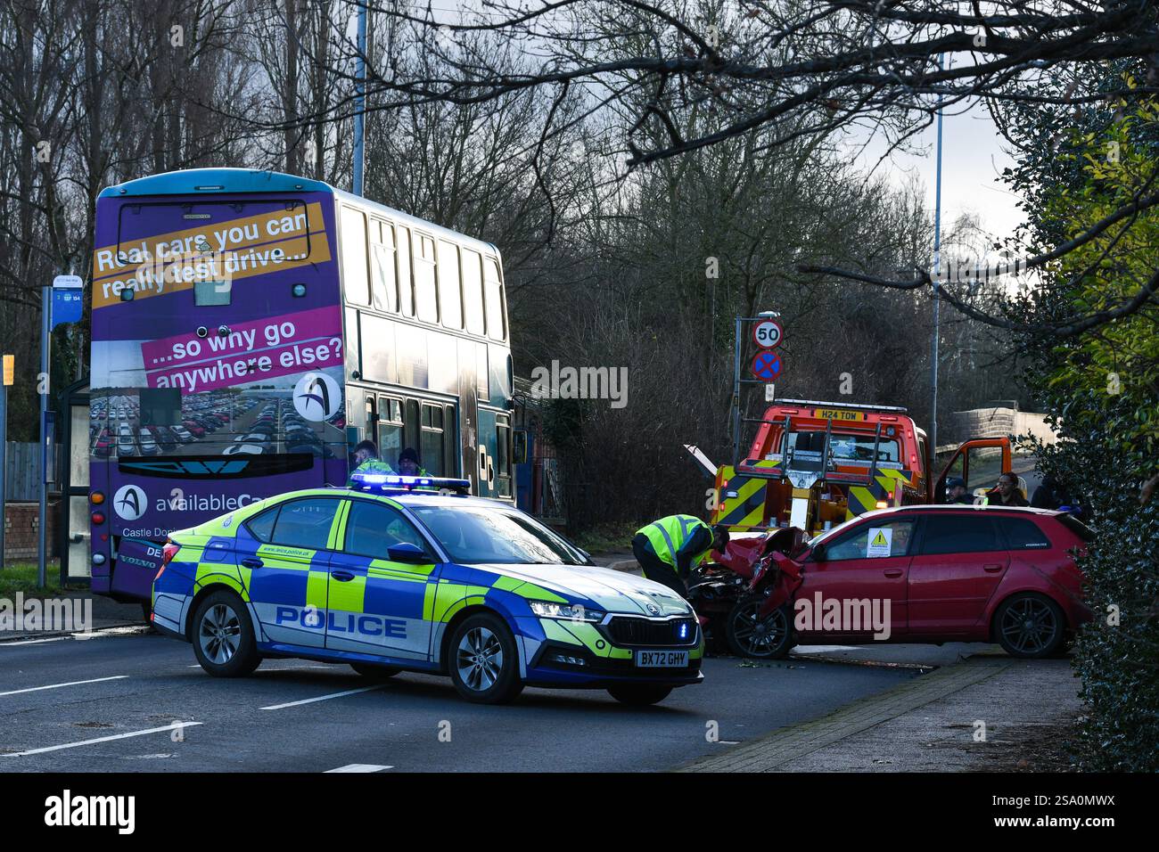 Scene road accident in hi-res stock photography and images - Alamy