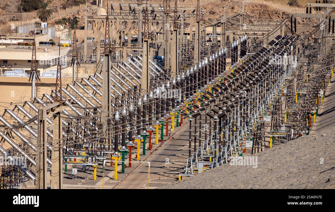 Aswan High Dam, Egypt Stock Photo - Alamy